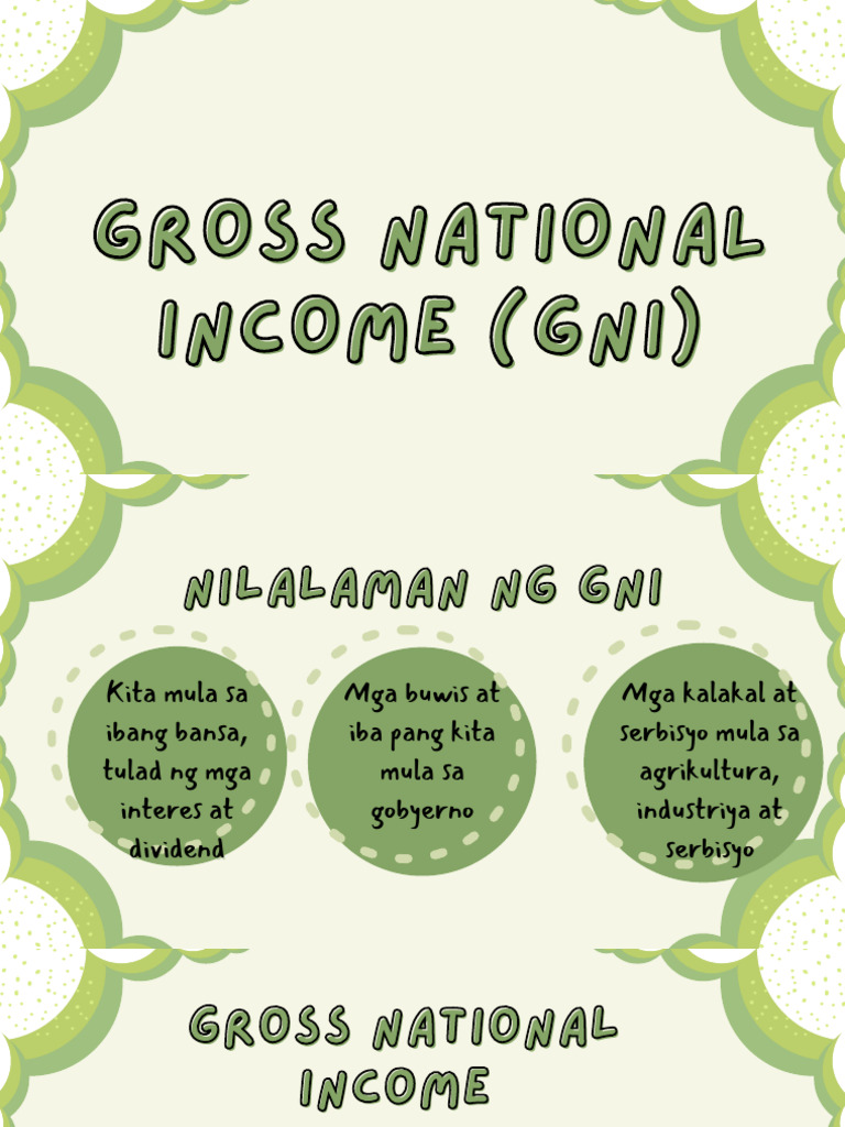 Gross National Income | PDF