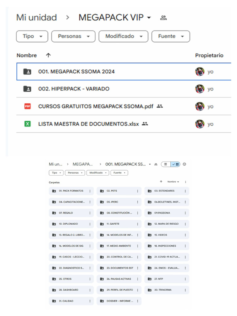 Evidencia Del MEGAPACK SSOMA 2025 | PDF