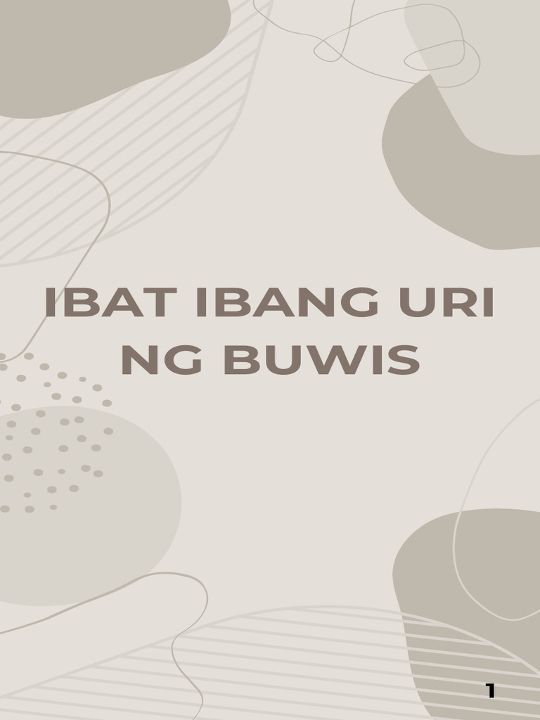 Iba't Ibang Uri NG Buwis | PDF