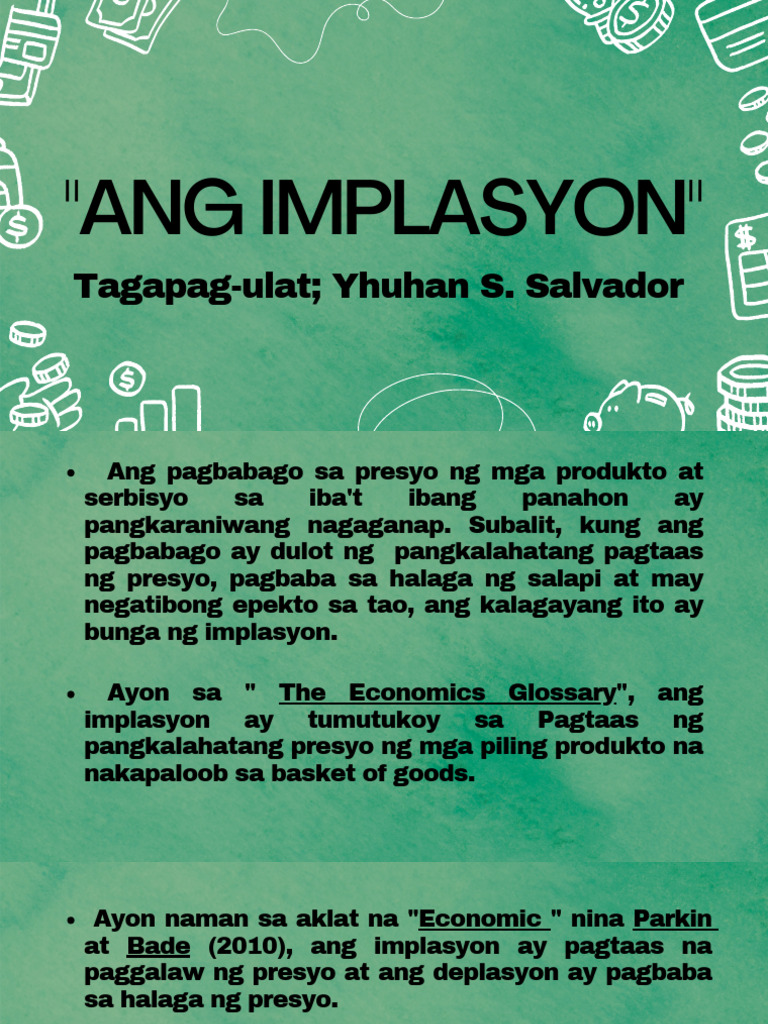Ang Implasyon | PDF