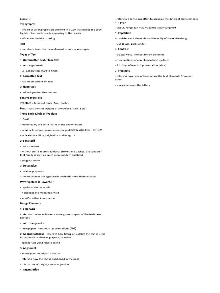 Lesson 5 - Media | PDF | Typefaces | Serif