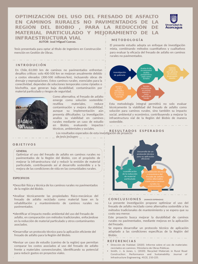 Poster Proyecto de Tesis | PDF | Sustentabilidad | Reciclaje