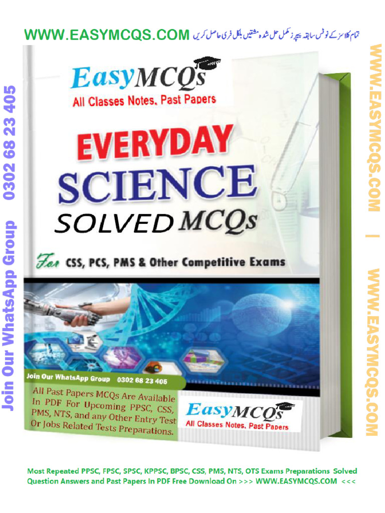 Everyday Science Mcqs PDF | PDF | Radiation | Proton
