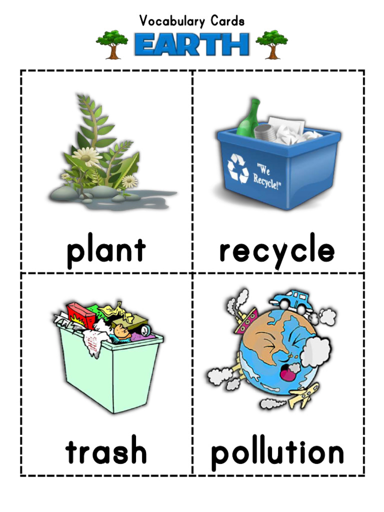 Earth Day Flashcards | PDF