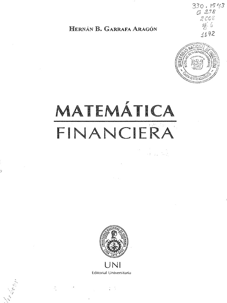 Matematicas Financieras Garrafa | PDF