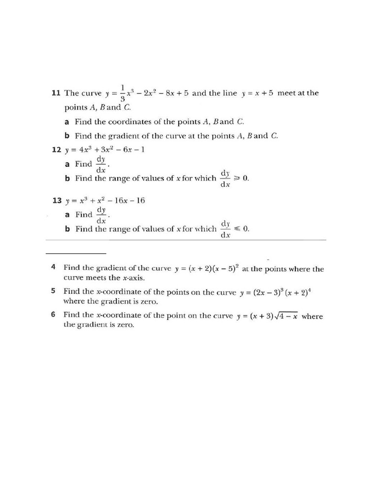 Igcse Additional Math Calculus Assignment 5 2025 | PDF