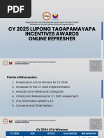 DILG LP Advisory - Revised Implementation Schedule of LTIA CY 2025 | PDF