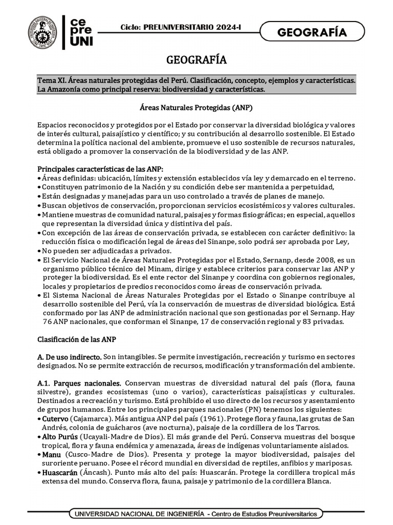 2DO MATERIAL DE GEOGRAFIA | PDF | Andes | Mar