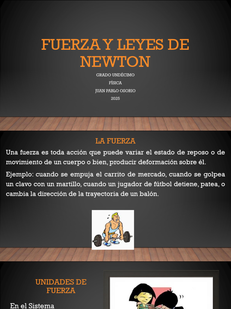 Fuerza y Leyes de Newton | PDF | Fuerza | Fricción