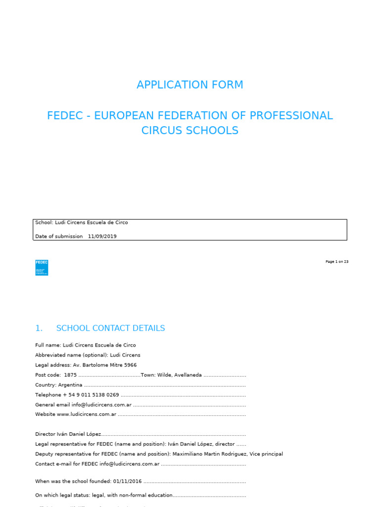 SchoolApplicationForm 2019 | PDF | Teachers | Psychosocial
