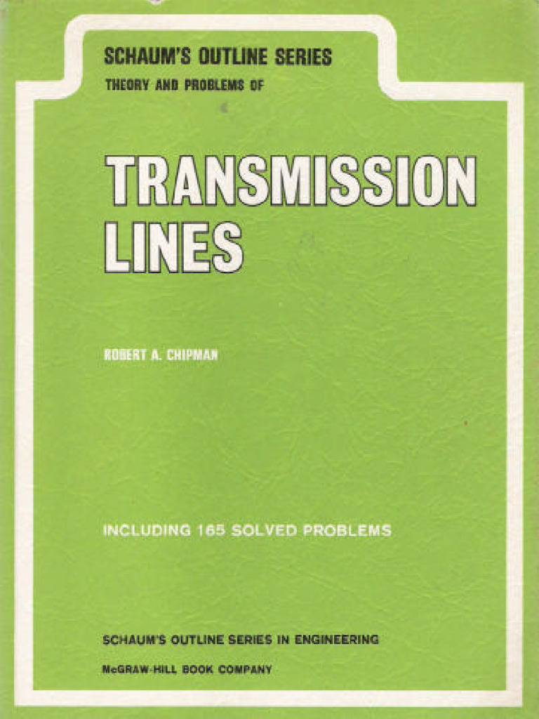 Robert A. Chipman - Transmission Lines (Schaum's Outline Series)-Mcgraw ...