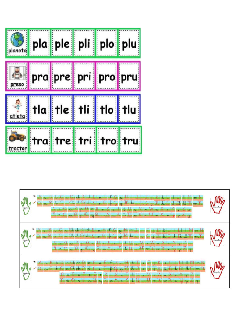 Abecedario Mesa 2 Basico | PDF