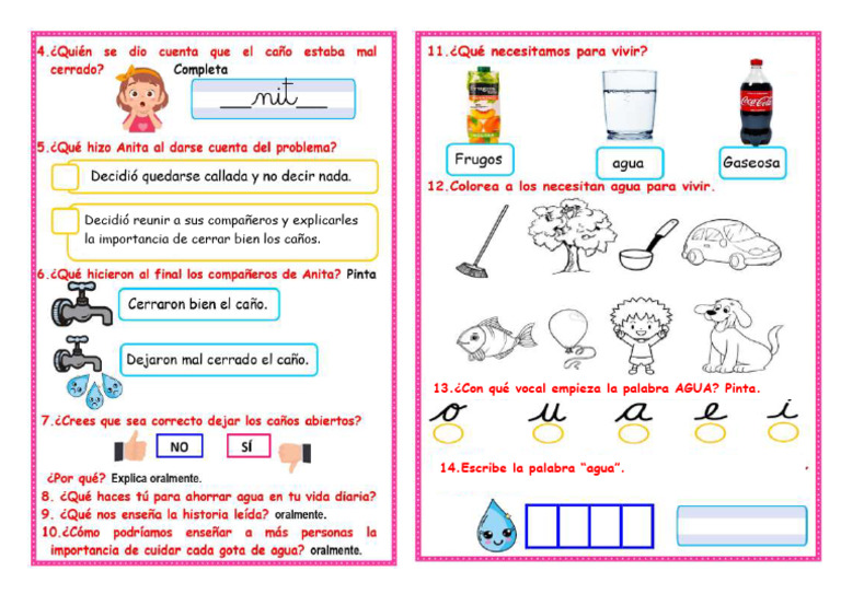 Ficha Sobre El Agua Parte 2 | PDF