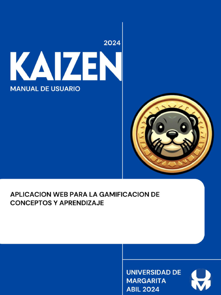 Manual de Usuario Kaizen | PDF | Contraseña | Menú (Computación)
