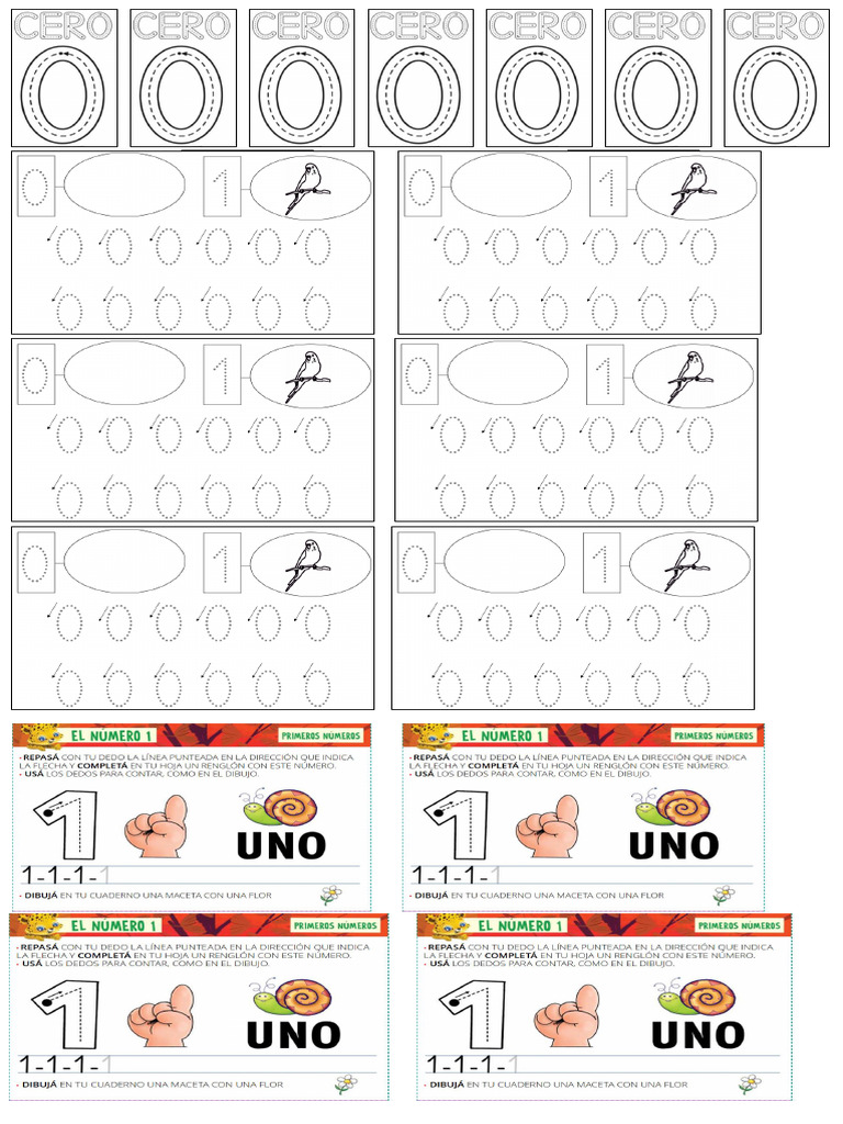 Actividades Vocales y Numeros P Imprimir | PDF