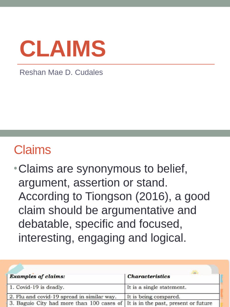 Claims | PDF