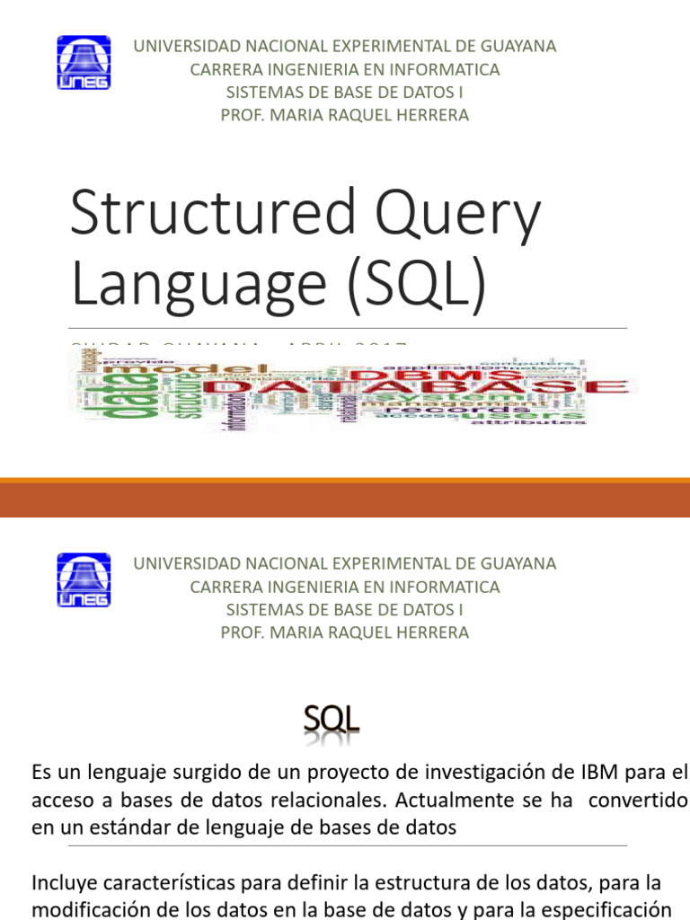Sql | PDF | SQL | Bases de datos