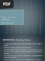 Vitiating Factors in Contract Law | PDF | Misrepresentation | Breach Of ...