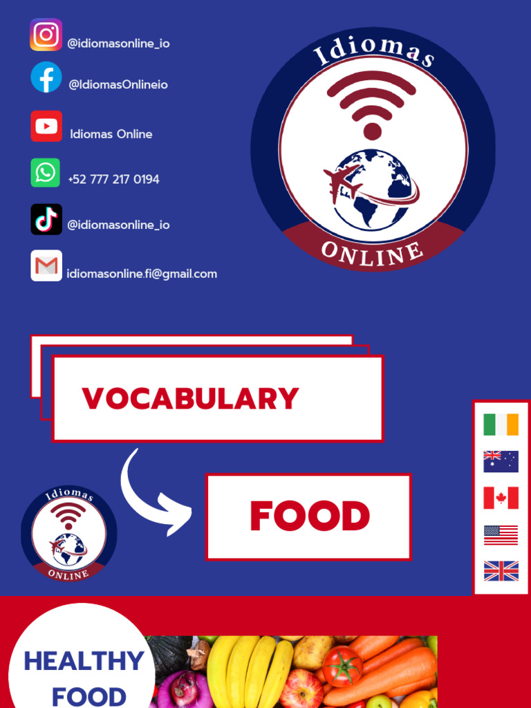 33.+food+ (Vegetables+and+Fruit) +vocabulary (A1 A2) | PDF