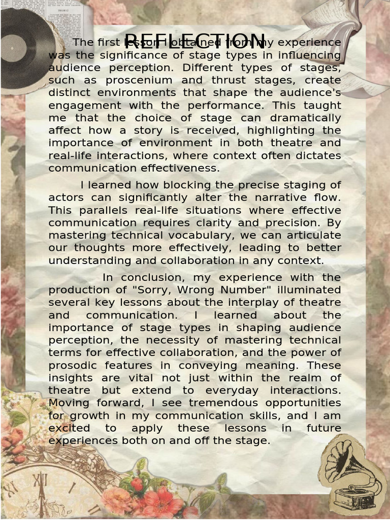 Theatre Insights on Communication Skills | PDF