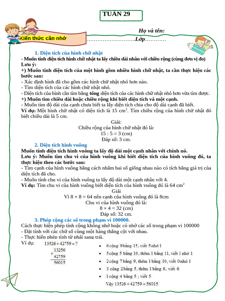 Baif Cuoois Tuan 29 Canhs Dieu Toan 3 | PDF