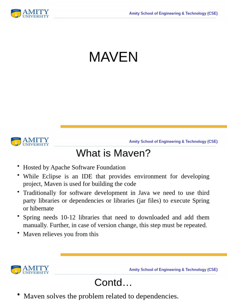 Module-5 Maven (1) | PDF | Software Development | Computer Programming
