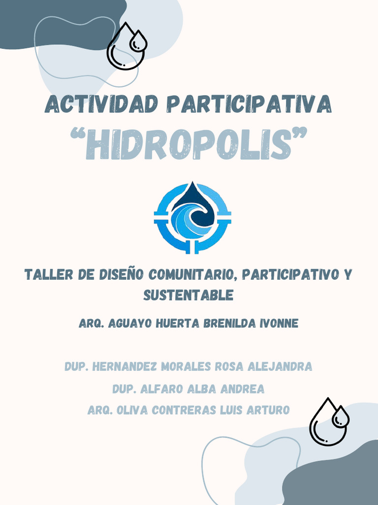 Gestión del Agua en Hidrópolis | PDF | Agua | Aprendizaje