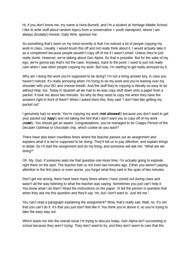 Gen Alpha's Attitude Towards Learning | PDF