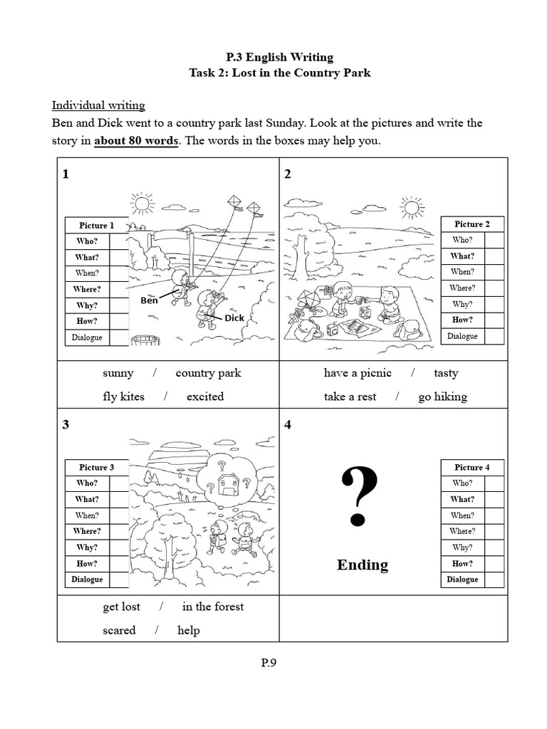 P3ENG Writing Task Booklet | PDF