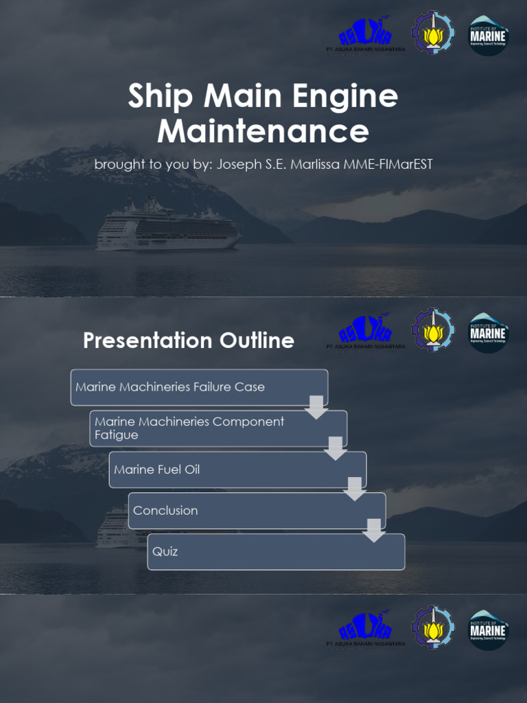 Marine Engine Maintenance Failures Analysis | PDF | Fuel Oil | Viscosity