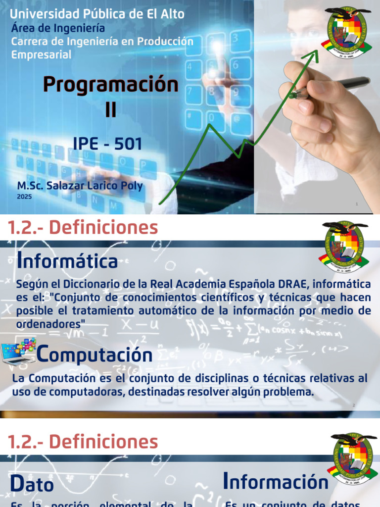 Definiciones de Programación | PDF