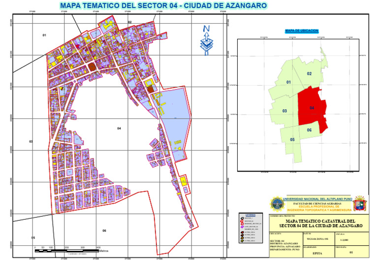 01 Mapa Tematico Azangaro | PDF