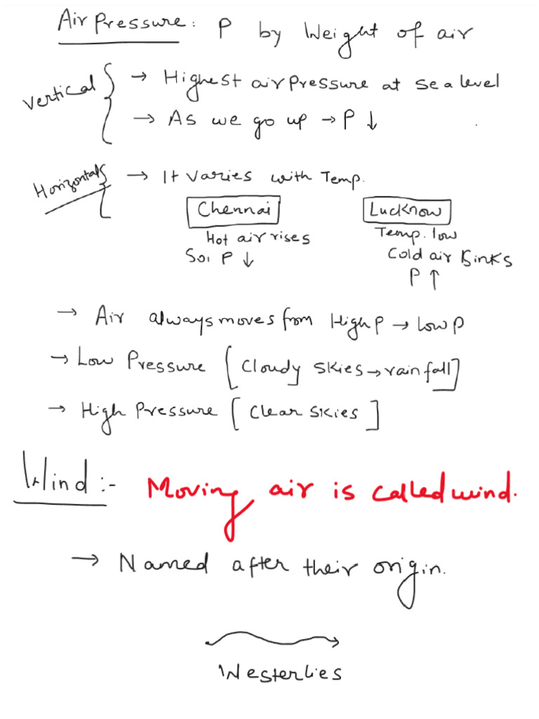 GS (Air Pressure, Wind and Rainfall) | PDF