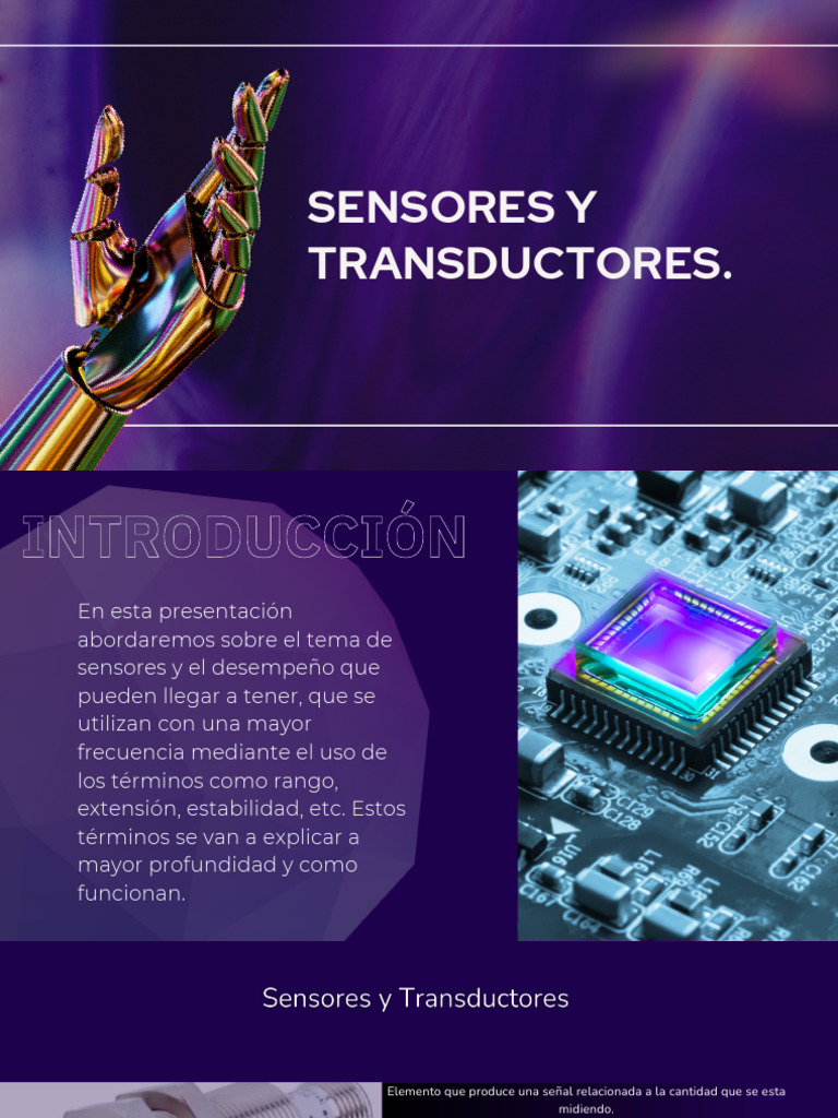 Sensores y Transductores | PDF | Sensor | Medición