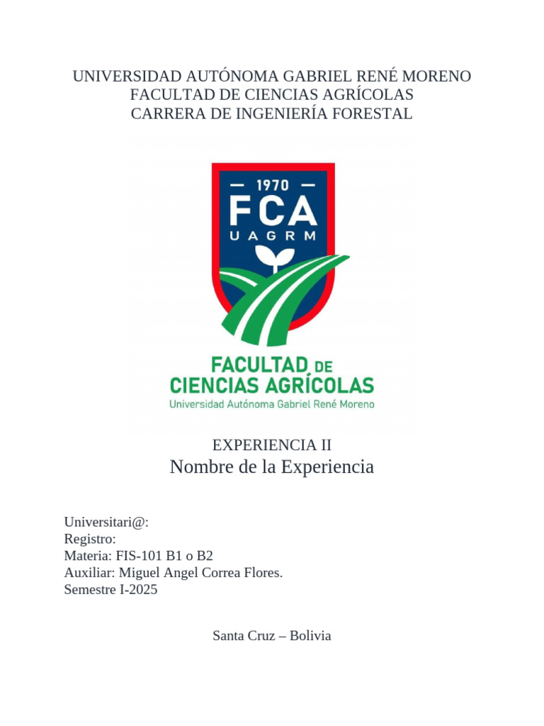 Formato de La Caratula FIS-101 | PDF