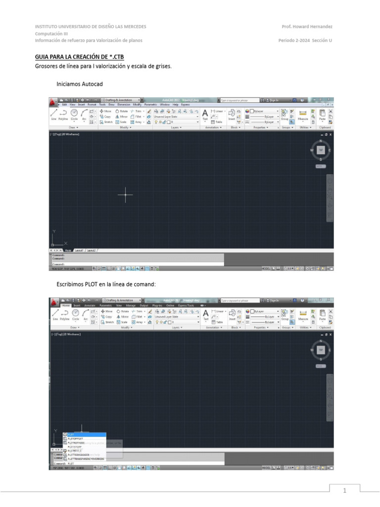 Valorización de Planos, Creación de CTB | PDF