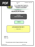 2025 03 13 Lim LFSC GR12 Pre Test MG | PDF | Nucleotides | Biology