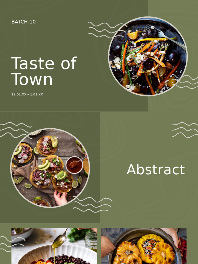 Batch-10 Taste of Town | PDF