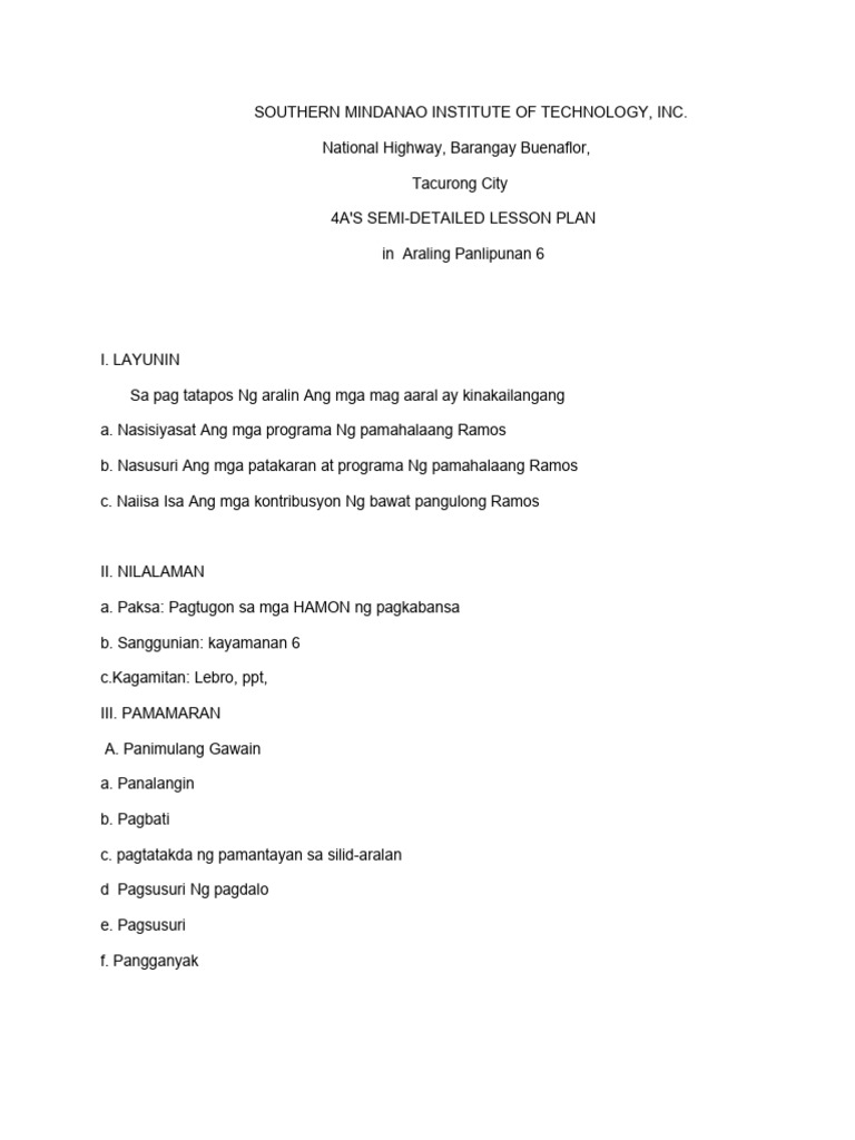 Pagtugon Sa Mga Hamon NG Pagkabansa | PDF