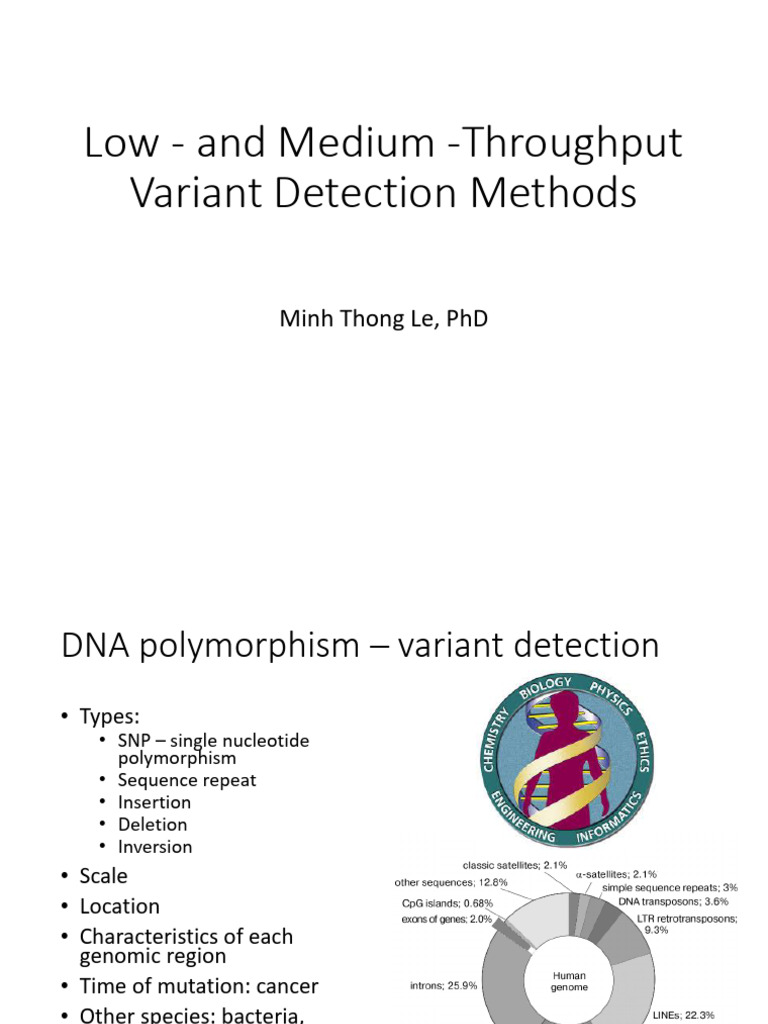 L4 Low and Medium Throughput Variant Detection | PDF
