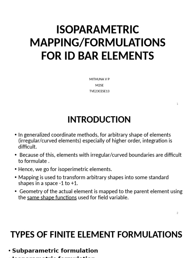 ISOPARAMETRIC MAPPING | PDF | Finite Element Method | Vector Space