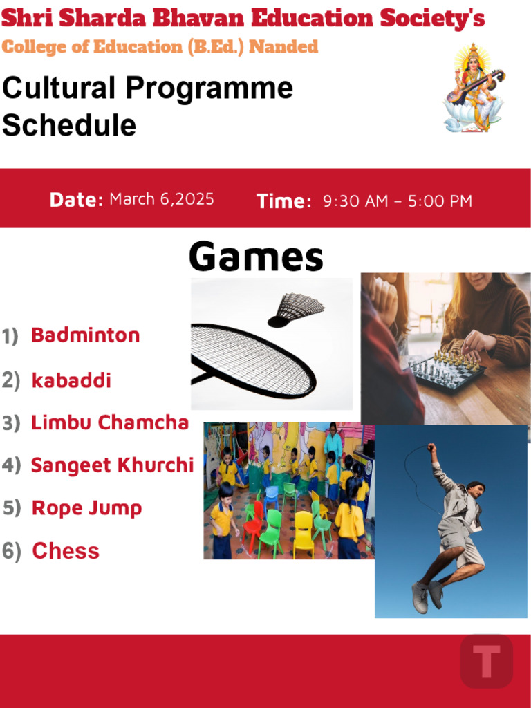 Free College Event Program Template | PDF