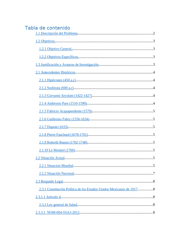 Tabla de Contenido | PDF | Caso de estudio | Método científico