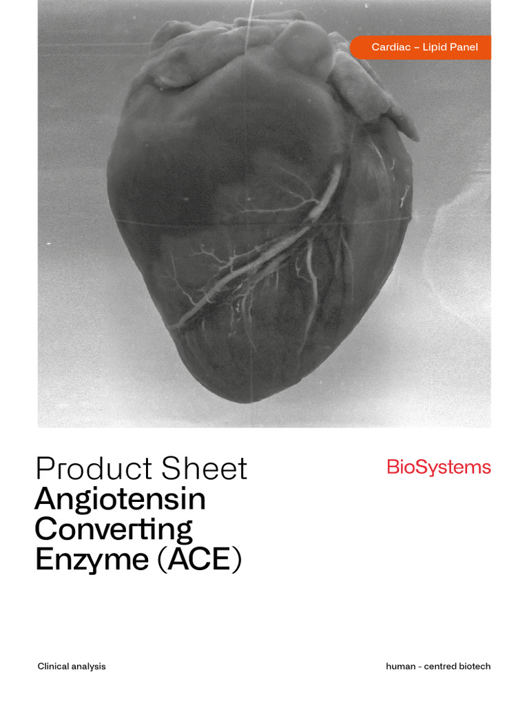 ACE Measurement in Cardiac Testing | PDF | Angiotensin | Medical ...