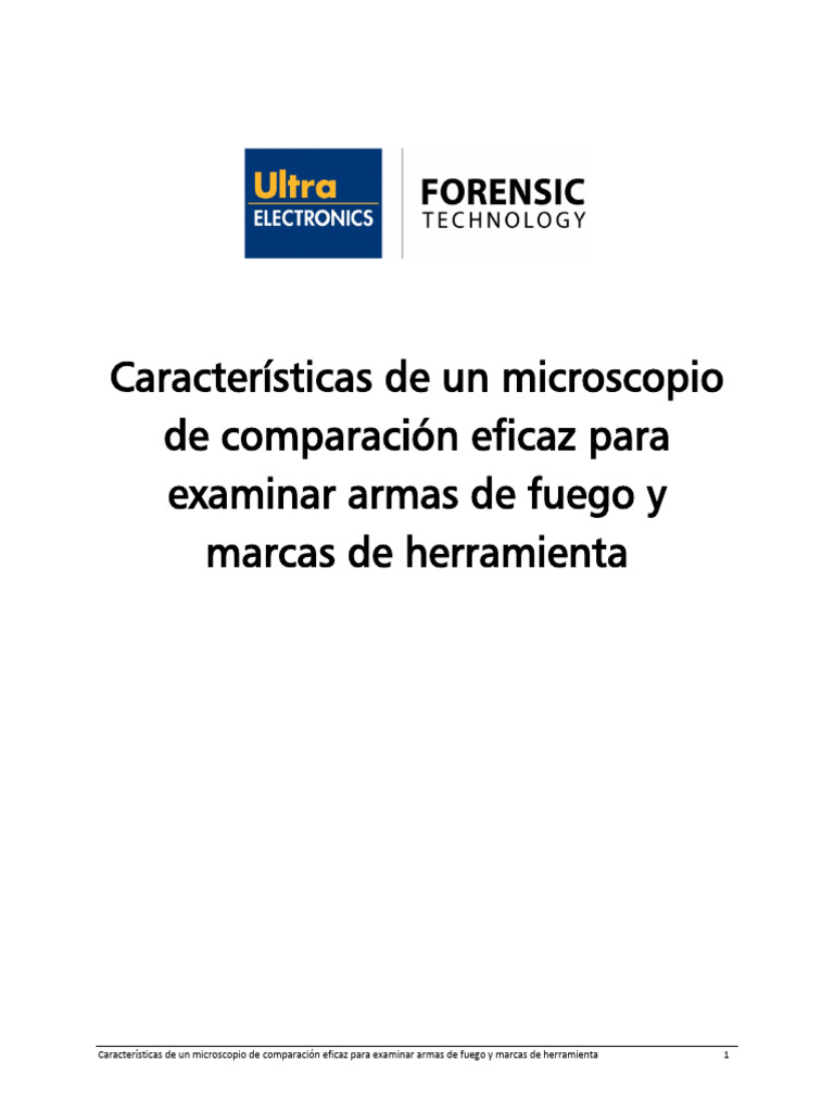 Microscopio de Comparacion | PDF