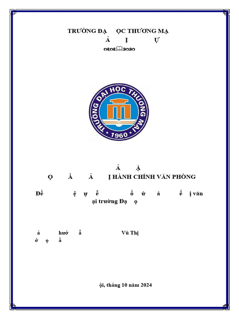 Bài thảo luận QTHCVP nhóm 10 bản cuối | PDF