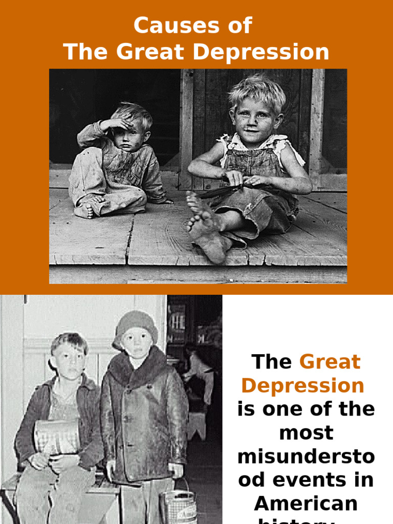 Causes of The Great Depression | PDF | Great Depression | Fiscal Policy