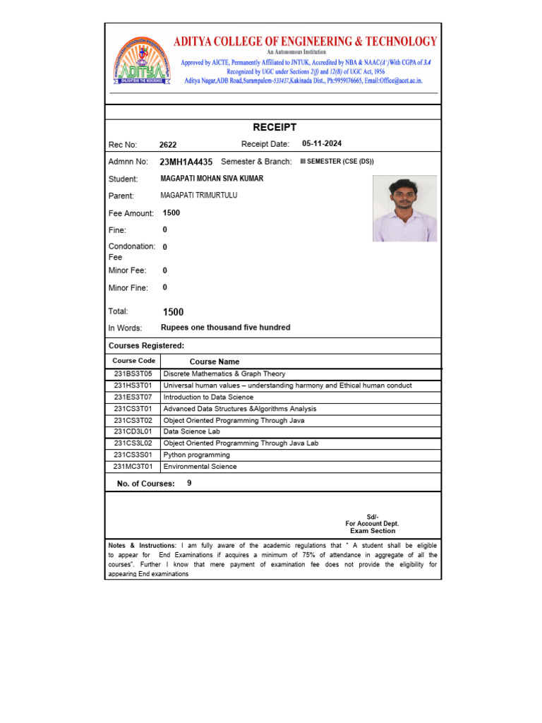 Receipt Details | PDF
