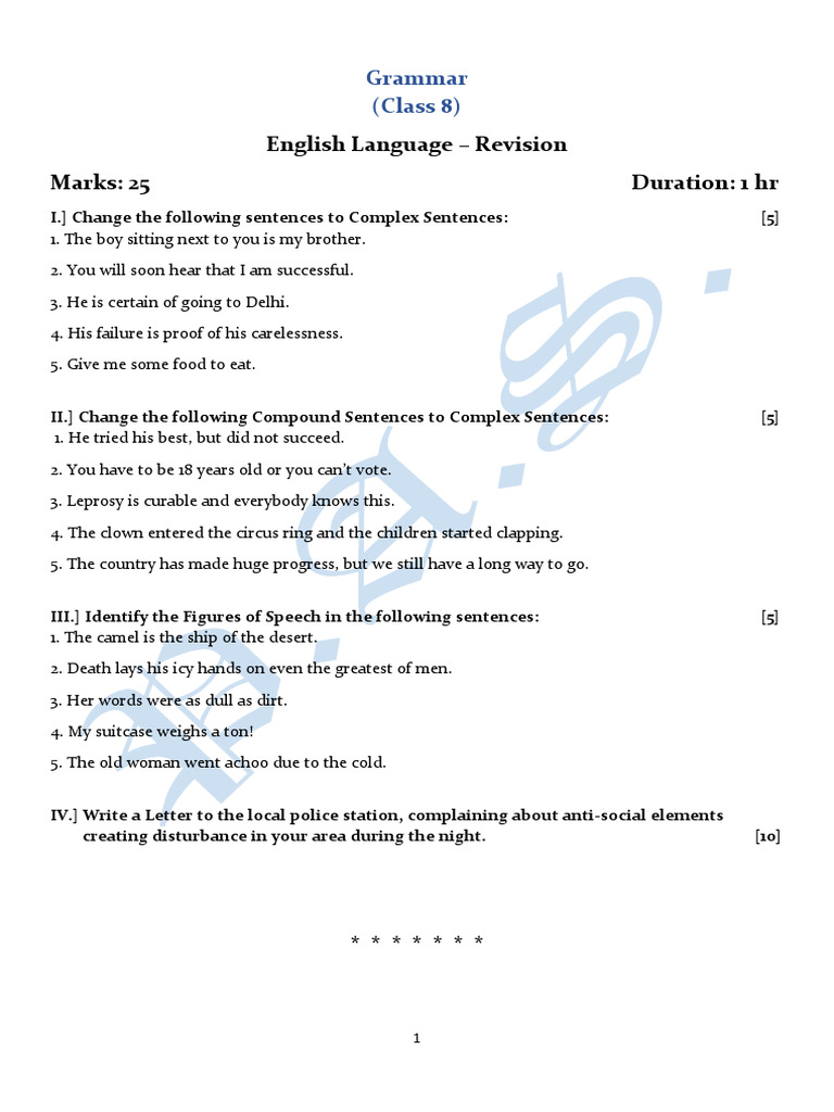 2nd Term (Revision) | PDF