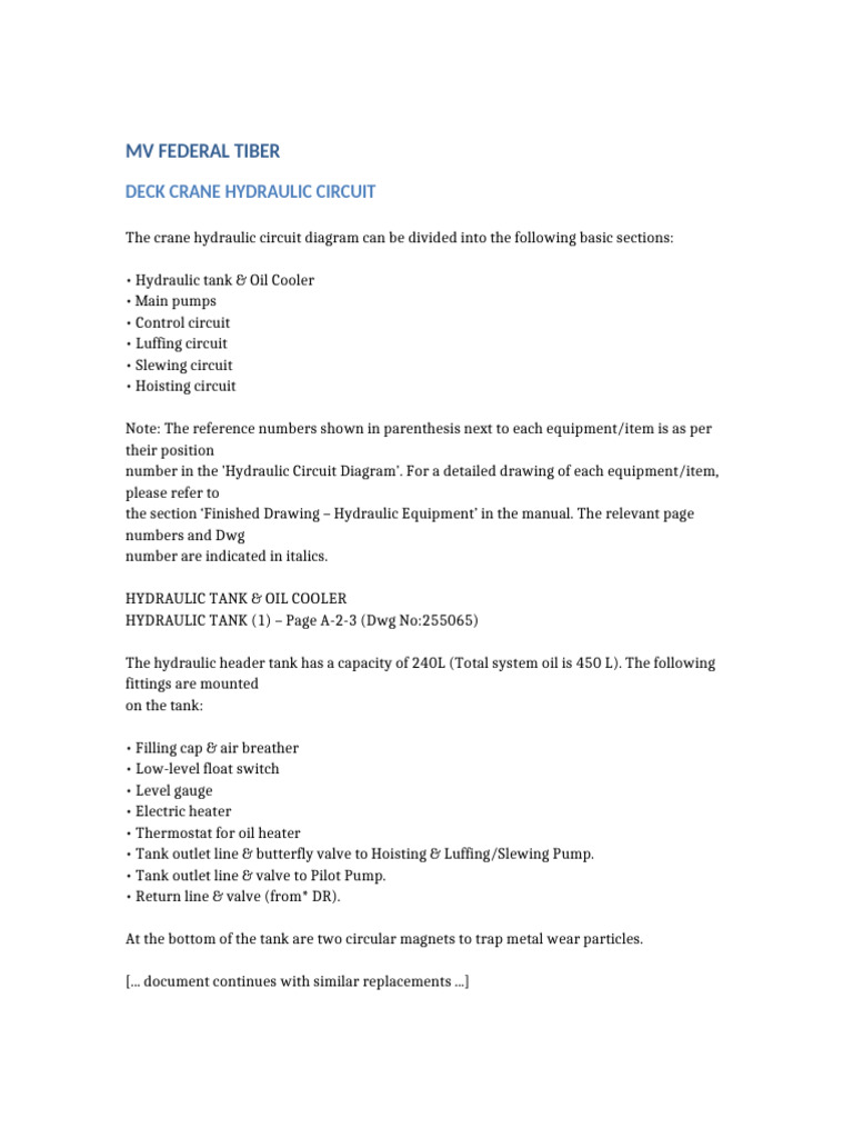 Deck_Crane_Hydraulic_Circuit_Federal_Tiber | PDF